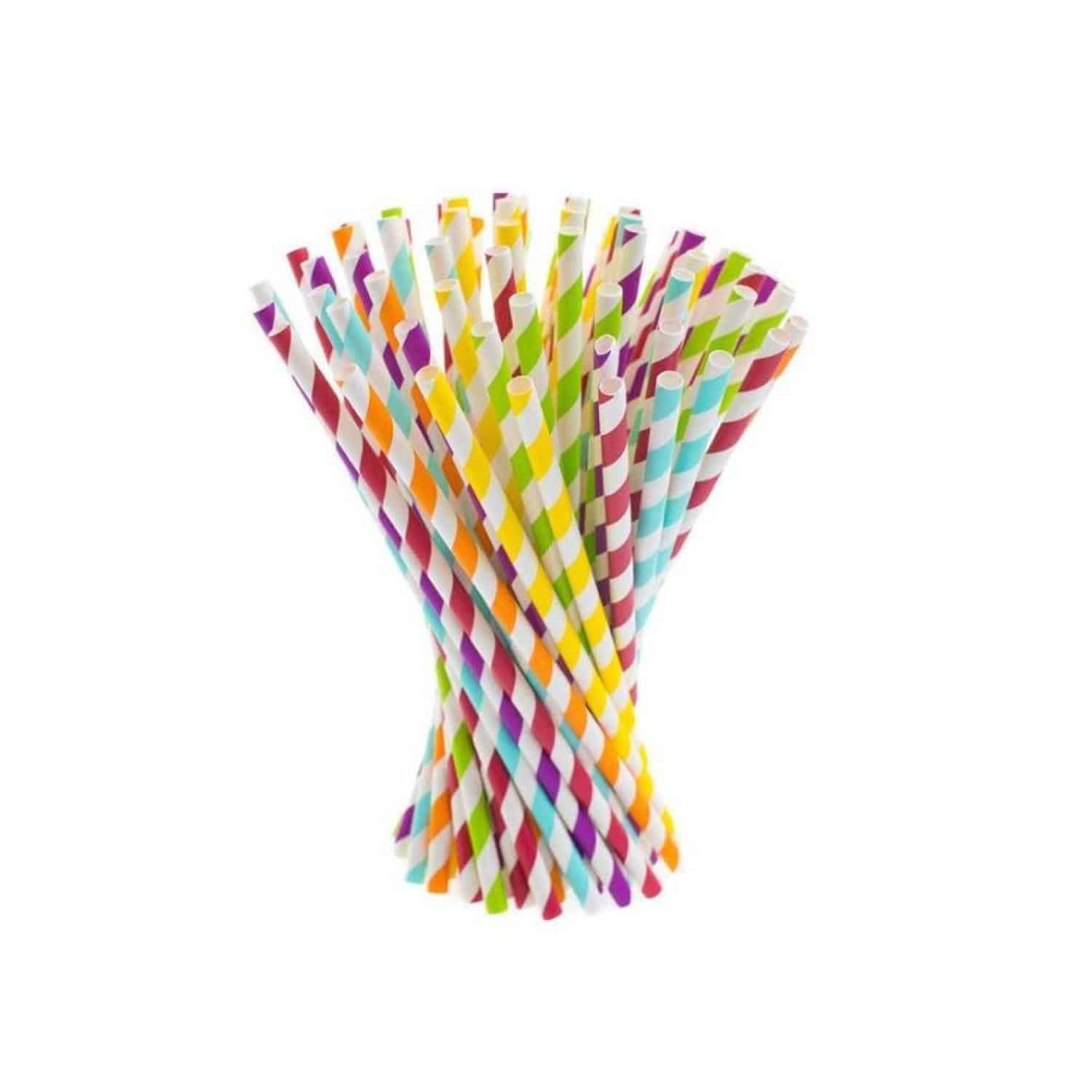 Custom Paper Straw with Logo | BrandedStraws.com